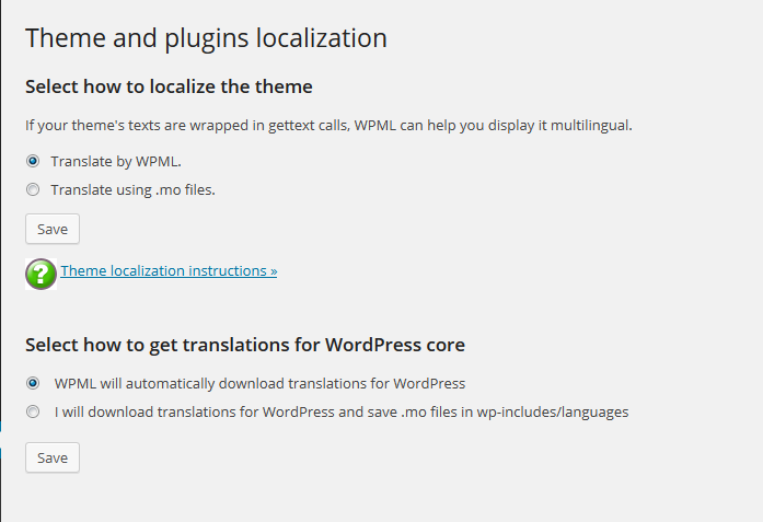 Características - WPML