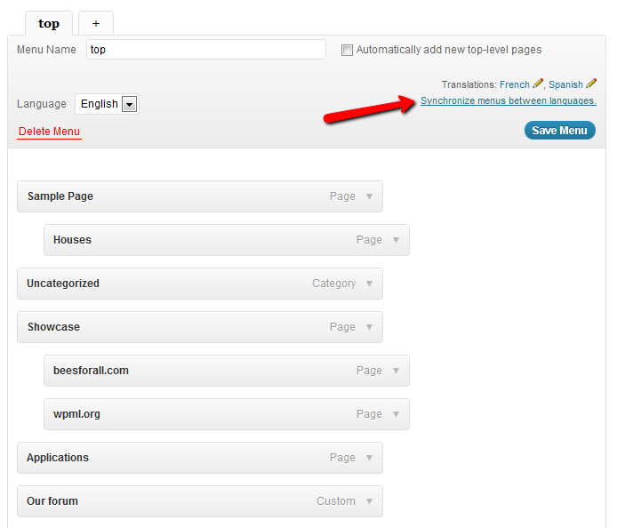 WPML 2.4.0 RC1 - Menu Sync and Better Performance - WPML