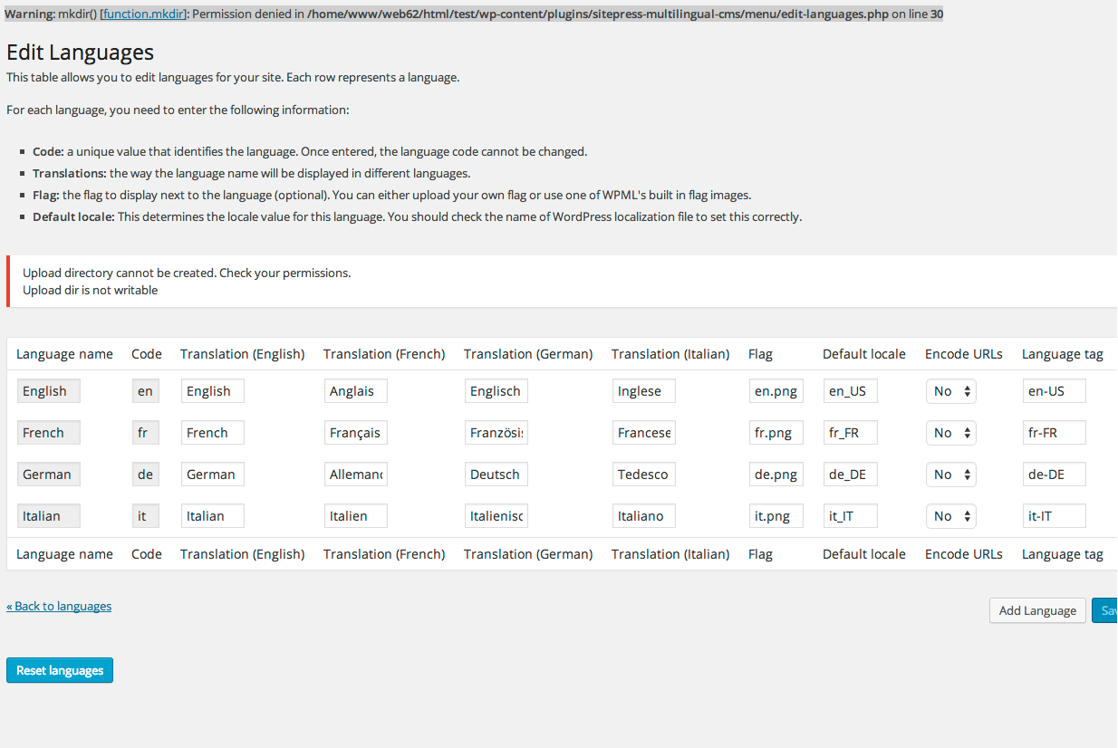 Language switcher options wpml no flag - servershost
