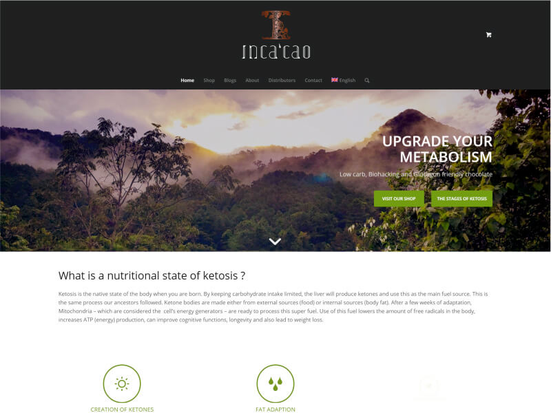 "Inca'cao " - WPML showcase